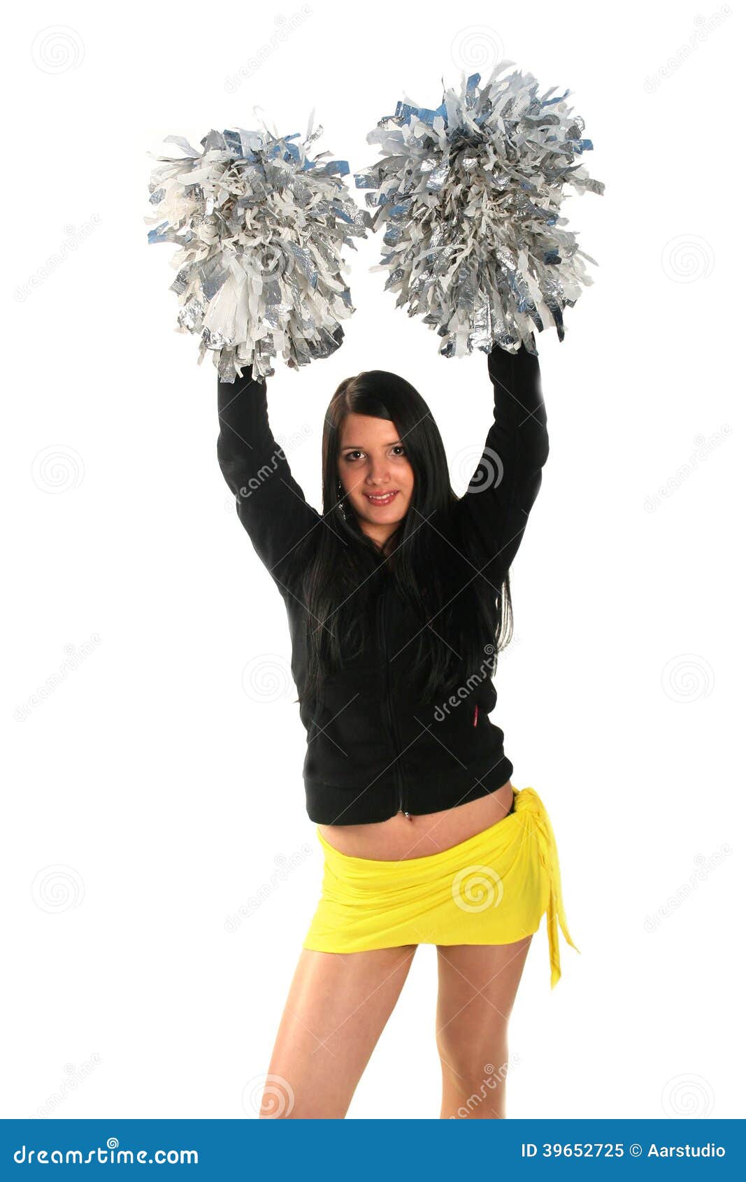 Happy cheerleader stock image. Image of team, sport, shouting - 39652725