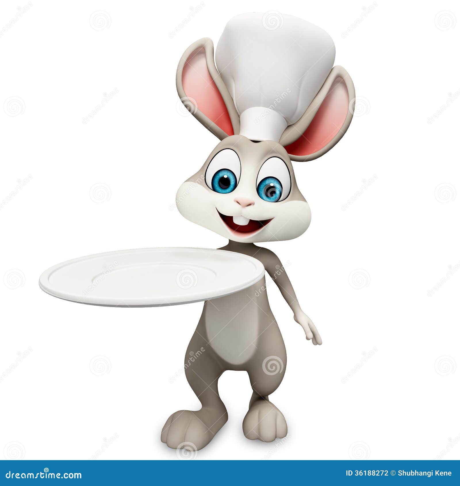 Happy chef Bunny stock illustration. Illustration of rabbit - 36188272