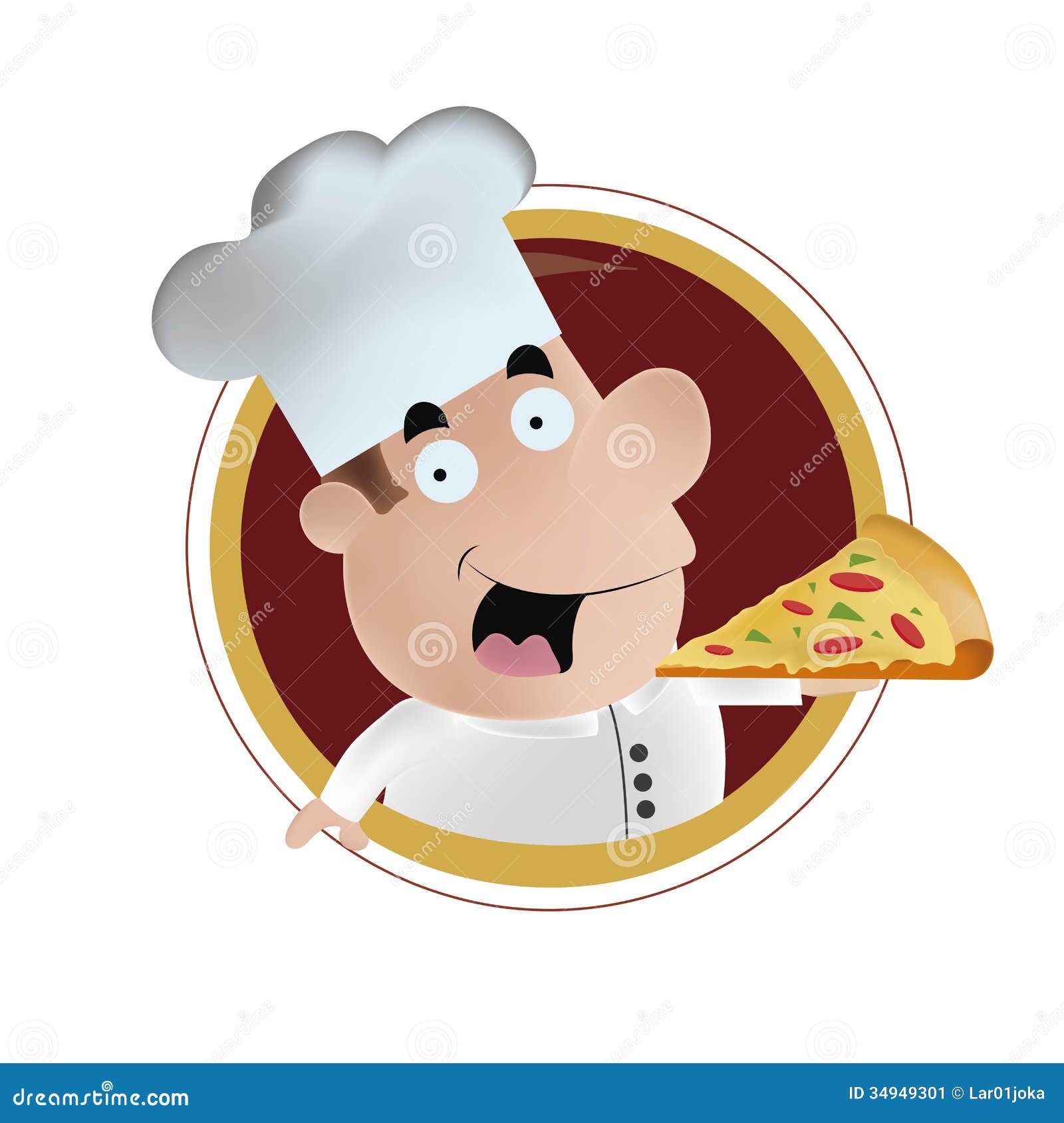 Happy chef stock vector. Illustration of design, creative - 34949301
