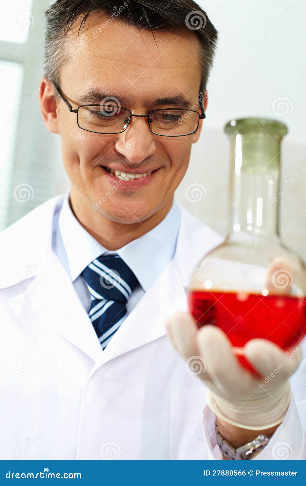 Happy chemist stock photo. Image of eyeglasses, chemist - 27880566