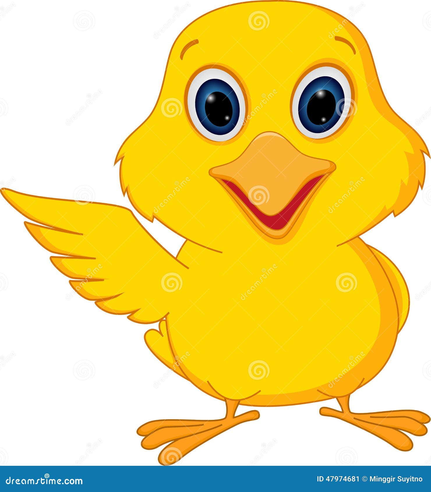 Happy chick cartoon stock vector. Illustration of newborn - 47974681