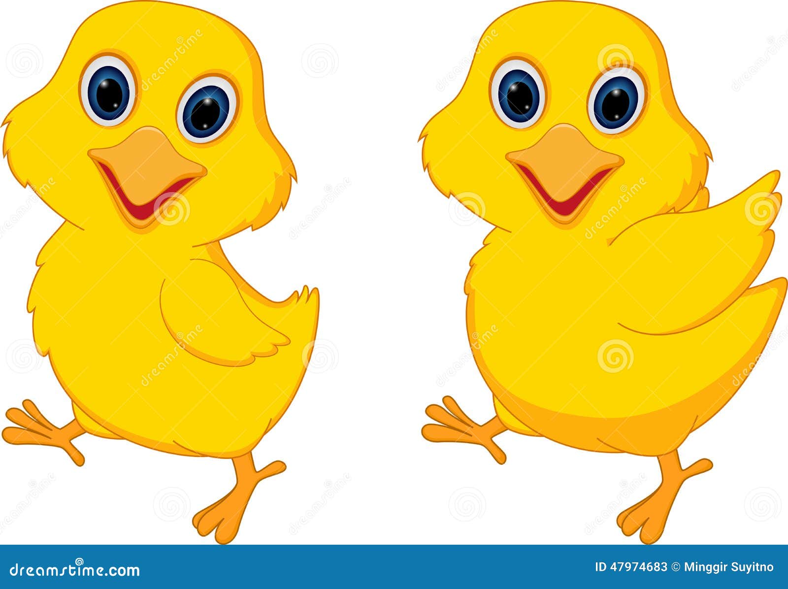 Chick In Cartoon Style, Color By Number, Easter Education Paper Game ...