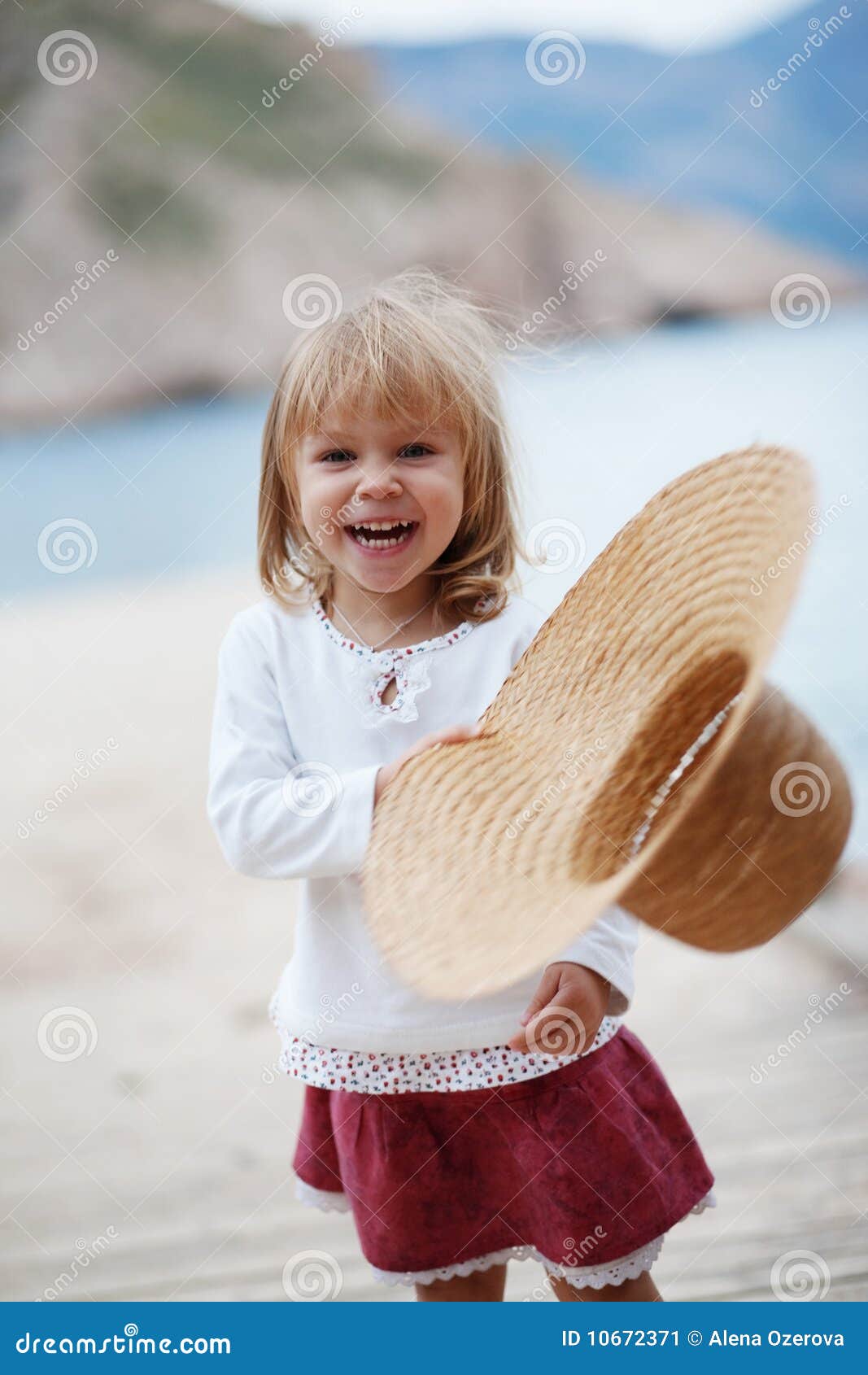 Happy child stock image. Image of pretty, child, motion - 10672371