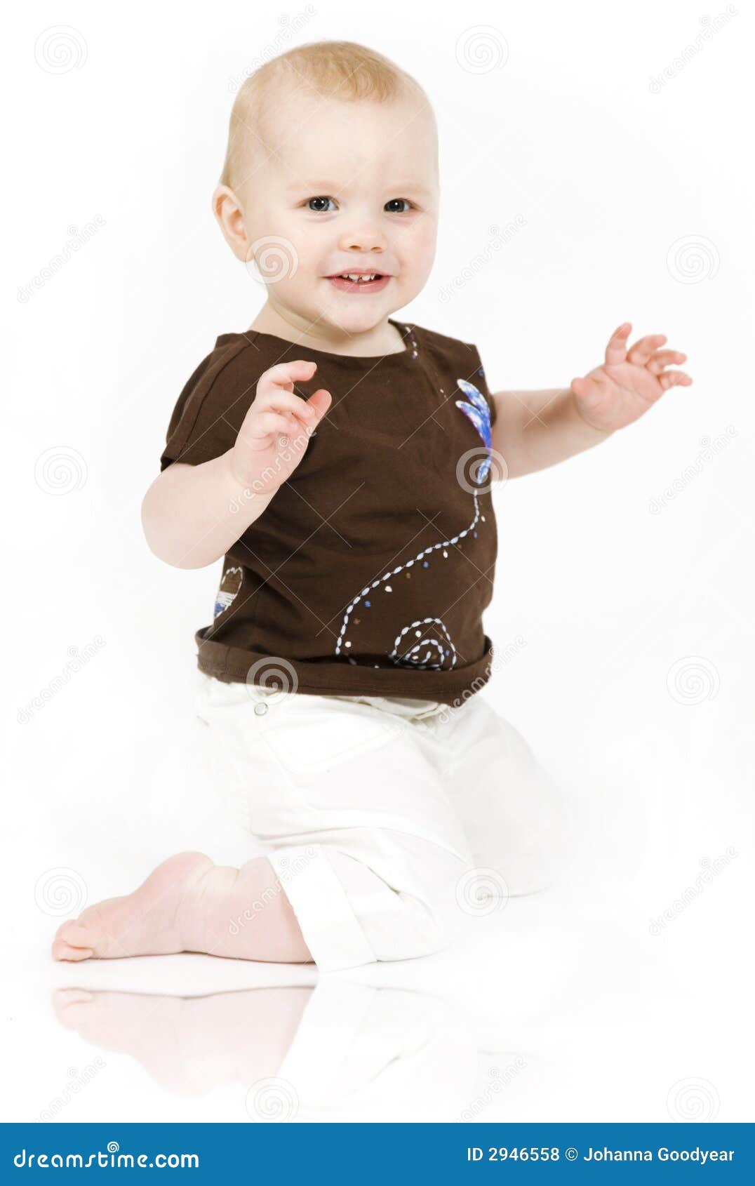 Happy child stock photo. Image of child, cute, isolated - 2946558