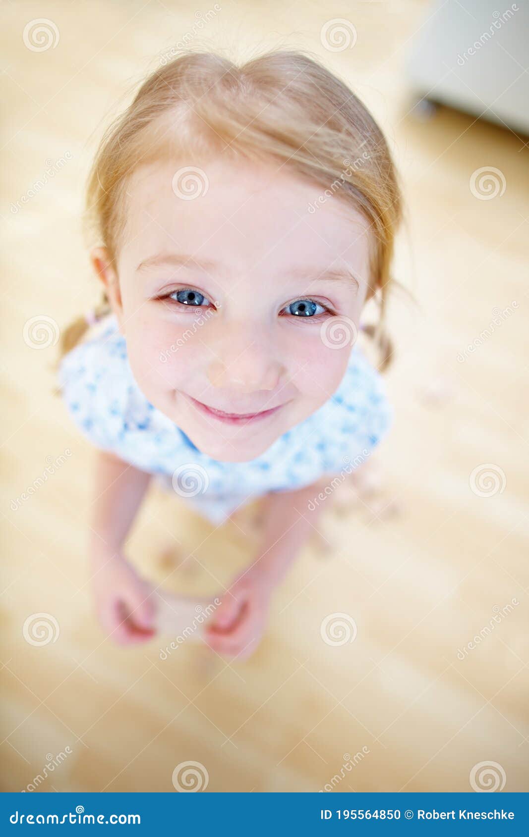 Happy child from above stock photo. Image of child, living - 195564850