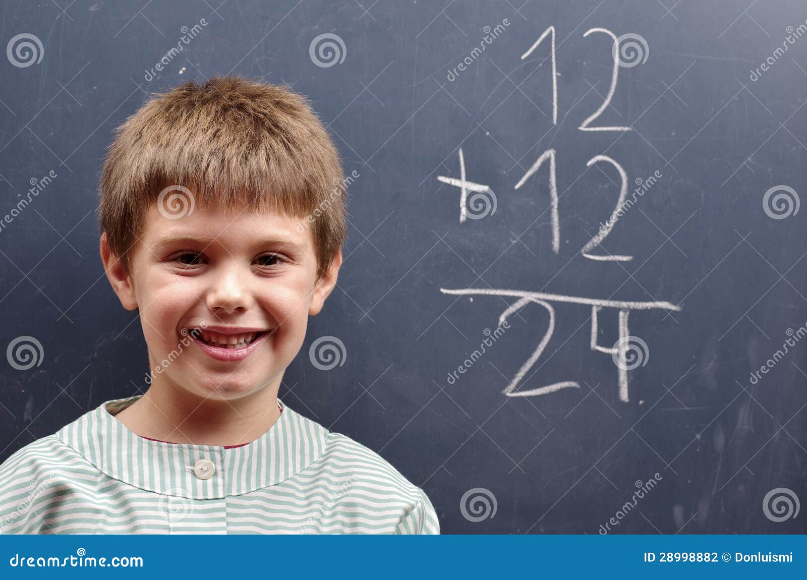 Happy Child on Board after the Test Stock Photo - Image of holding ...