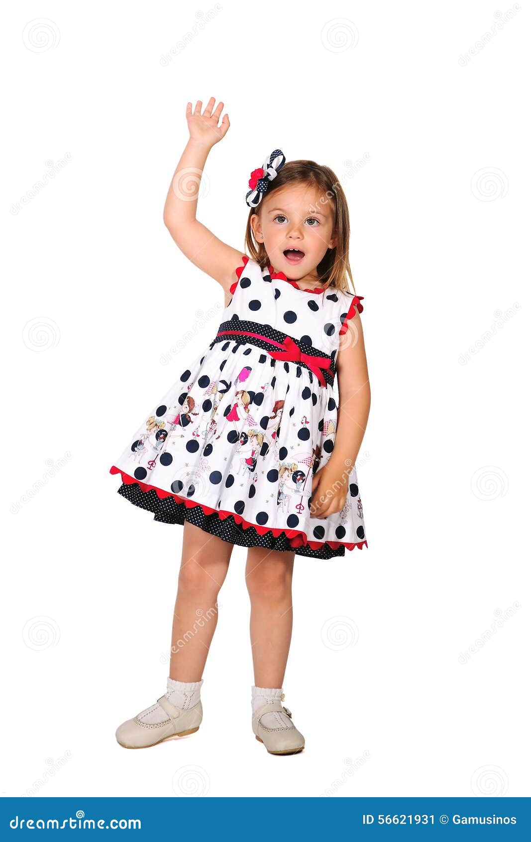 Happy child girl stock image. Image of white, background - 56621931