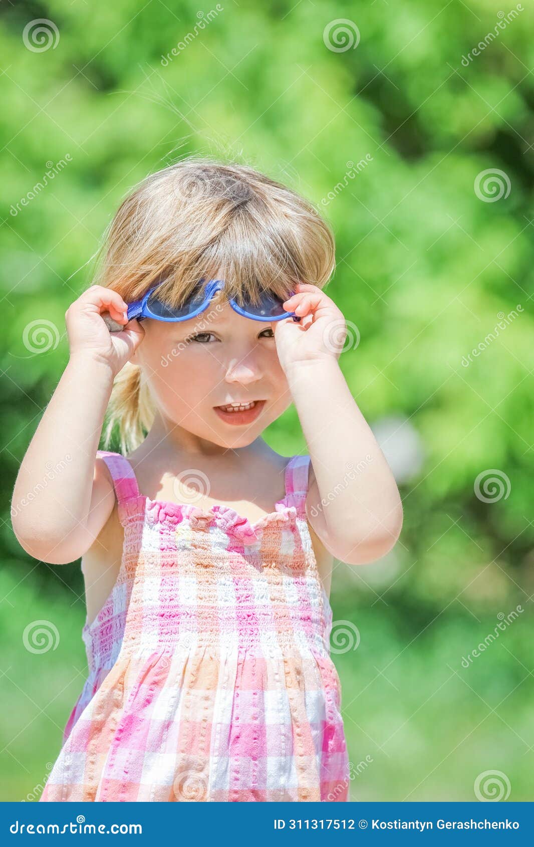 A Happy Child Having Fun Playing in the Nature Park Stock Photo - Image ...