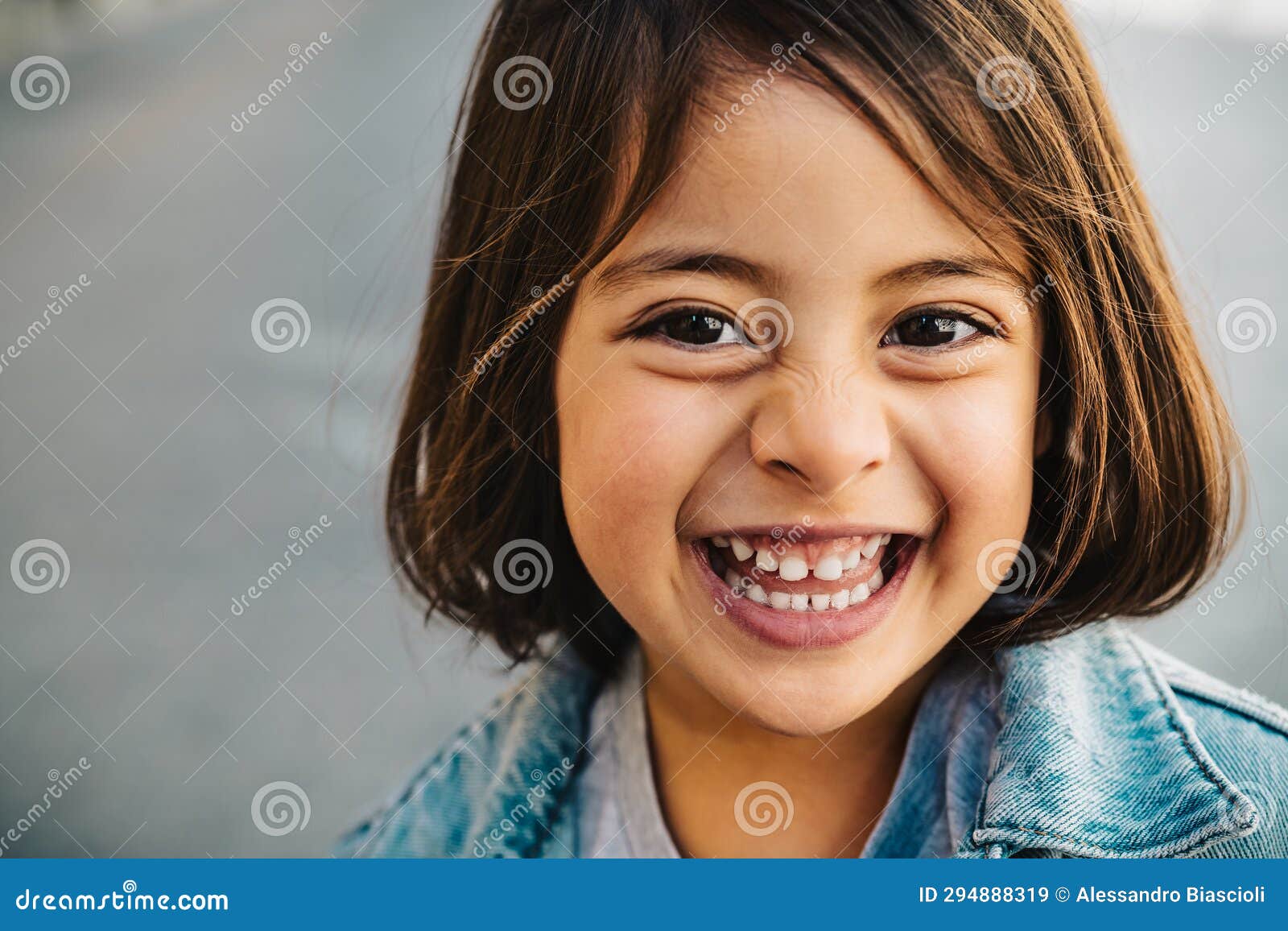 Happy Child Having Fun Smiling into the Camera Stock Image - Image of ...