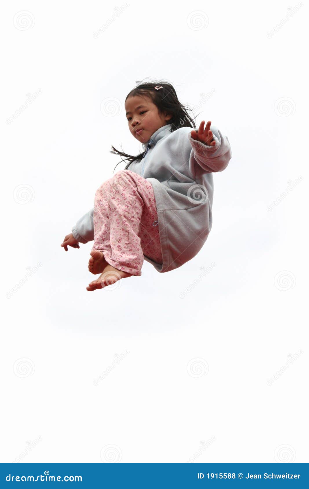 Happy child jump stock photo. Image of hair, cute, family - 1915588