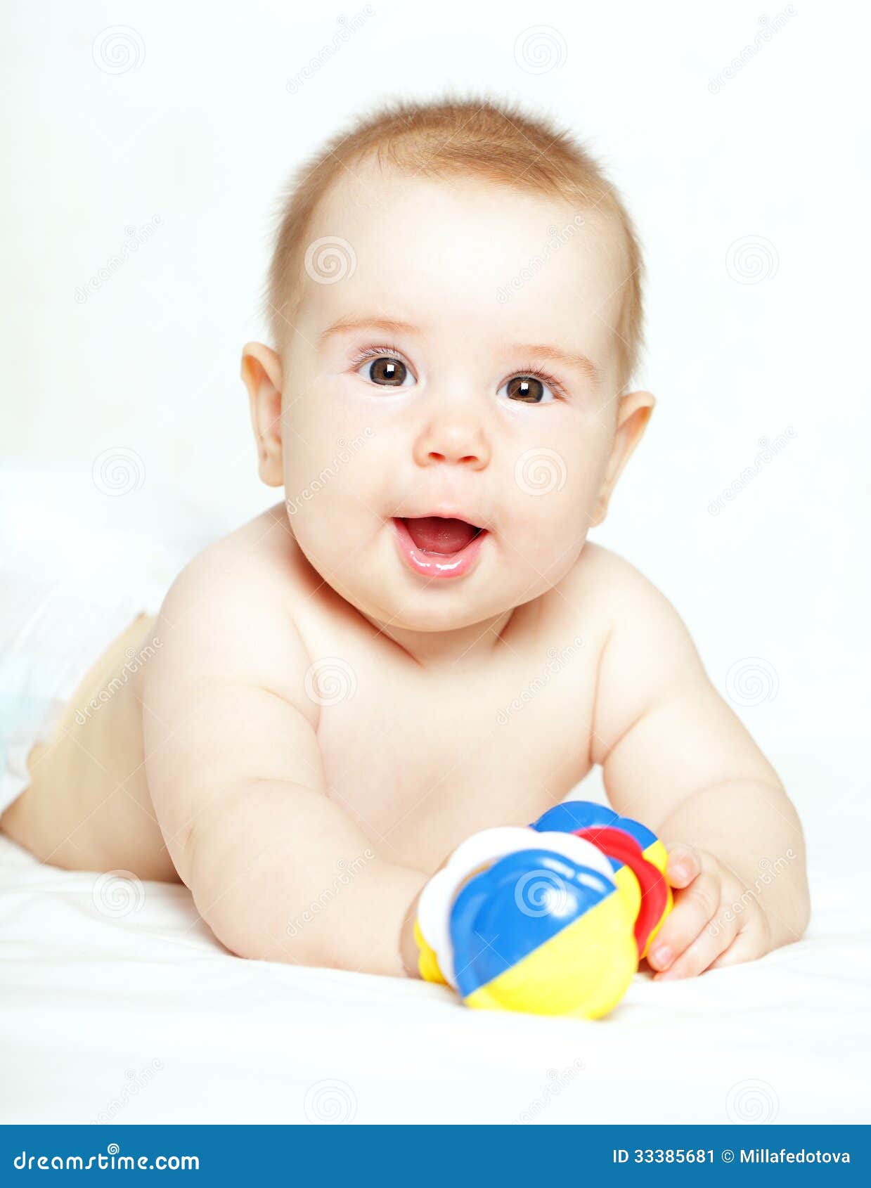 Happy Child Playing with Ratte Stock Image - Image of month, face: 33385681