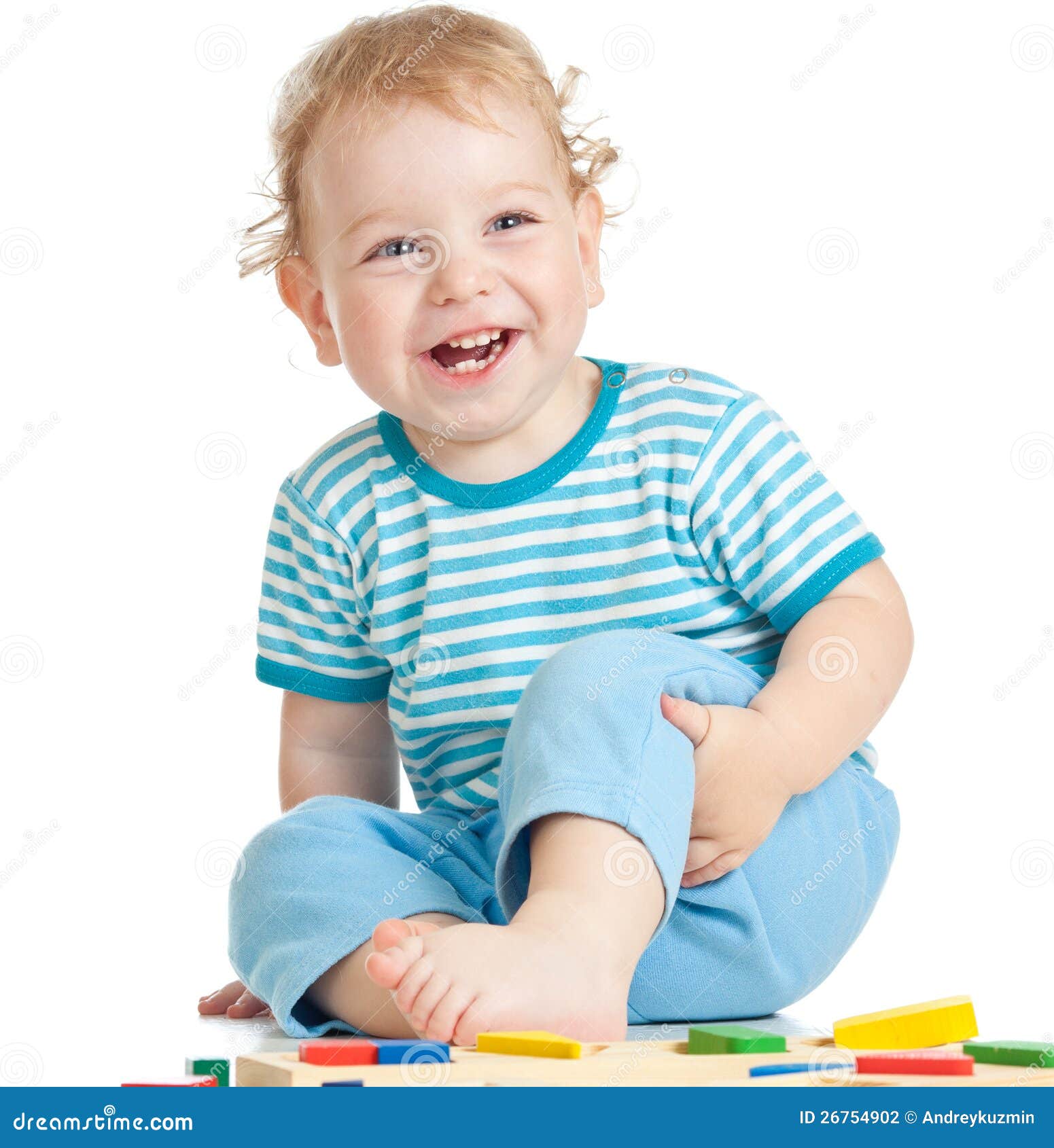 Child Excited Playing