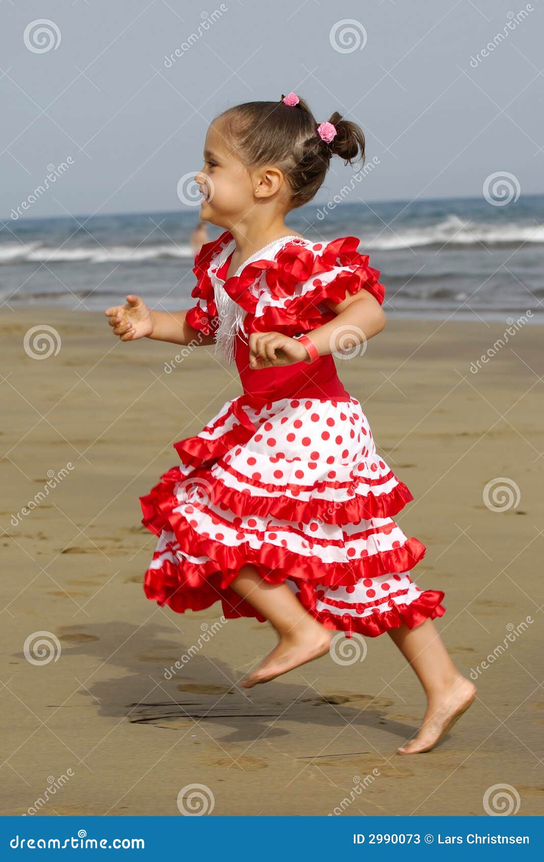 Happy child running stock image. Image of enjoyment, lonely - 2990073