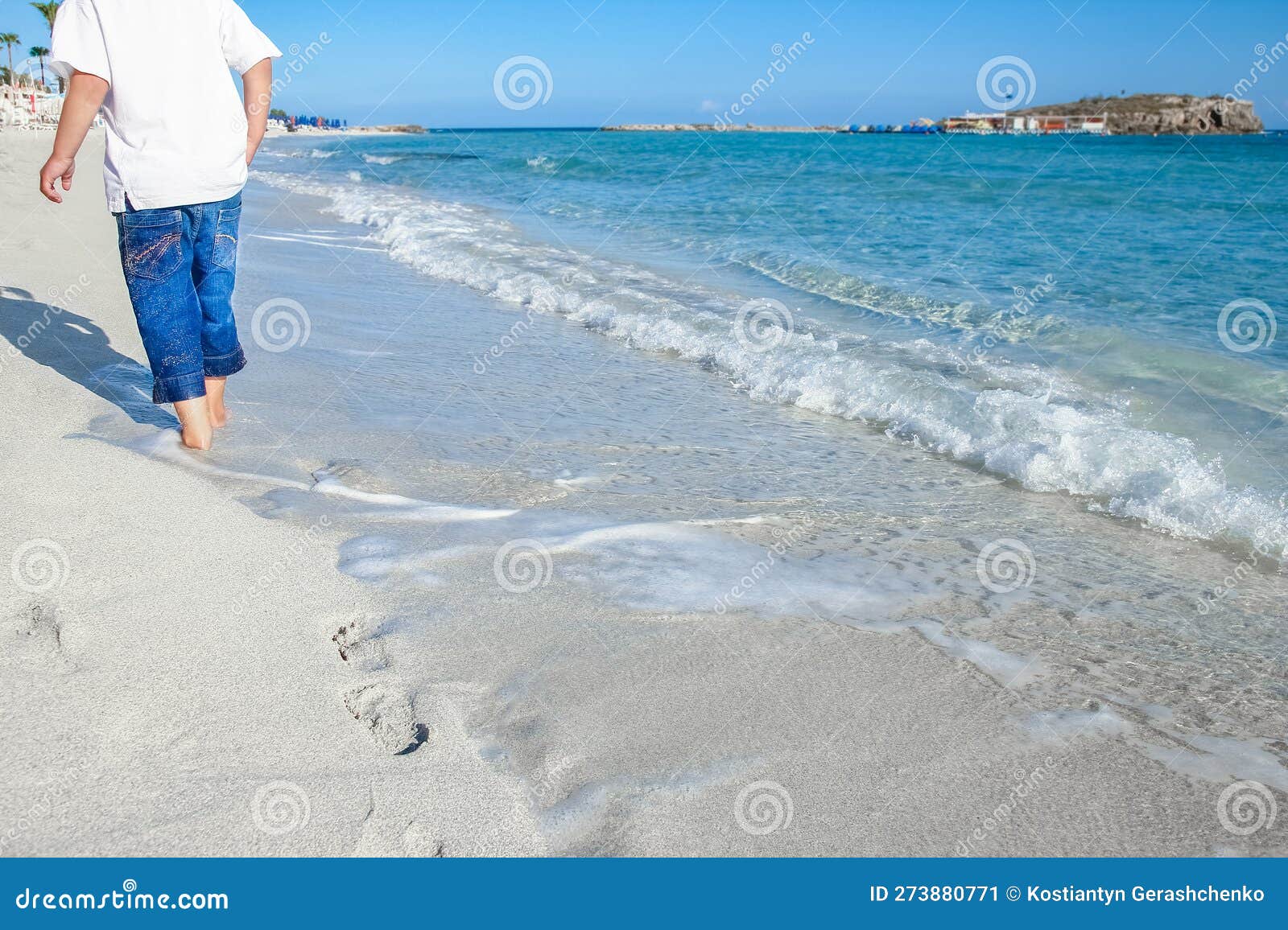 Happy Child by the Sea in the Open Air Stock Image - Image of vacation ...