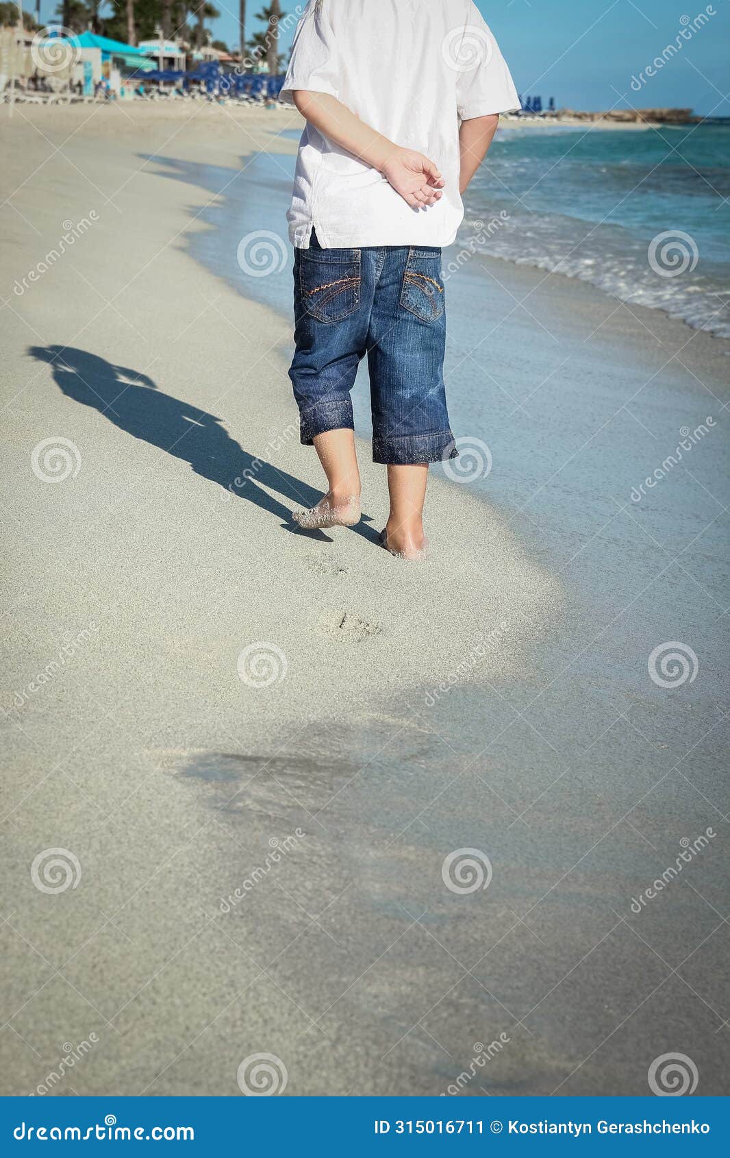 Happy Child by the Sea in the Open Air Stock Image - Image of leisure ...