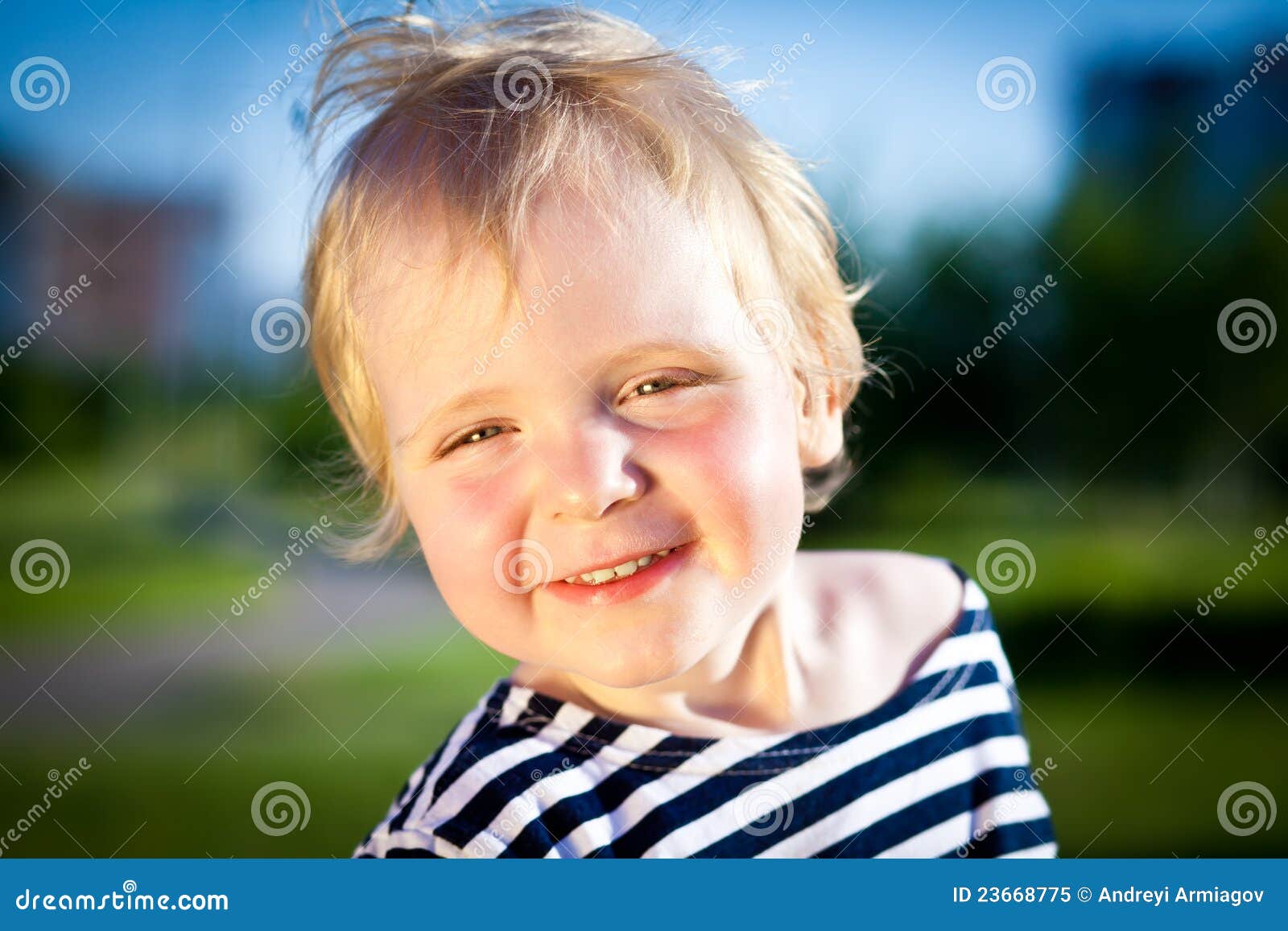 Happy child smiles stock image. Image of people, blond - 23668775