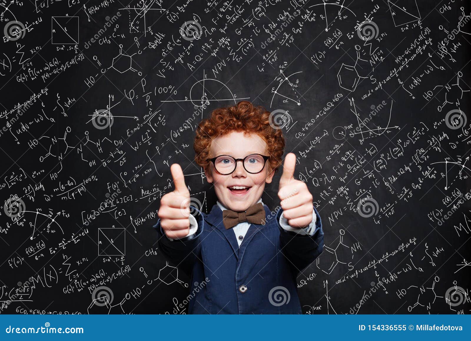 Happy Child Student. the Day I Passed Maths Stock Image - Image of ...