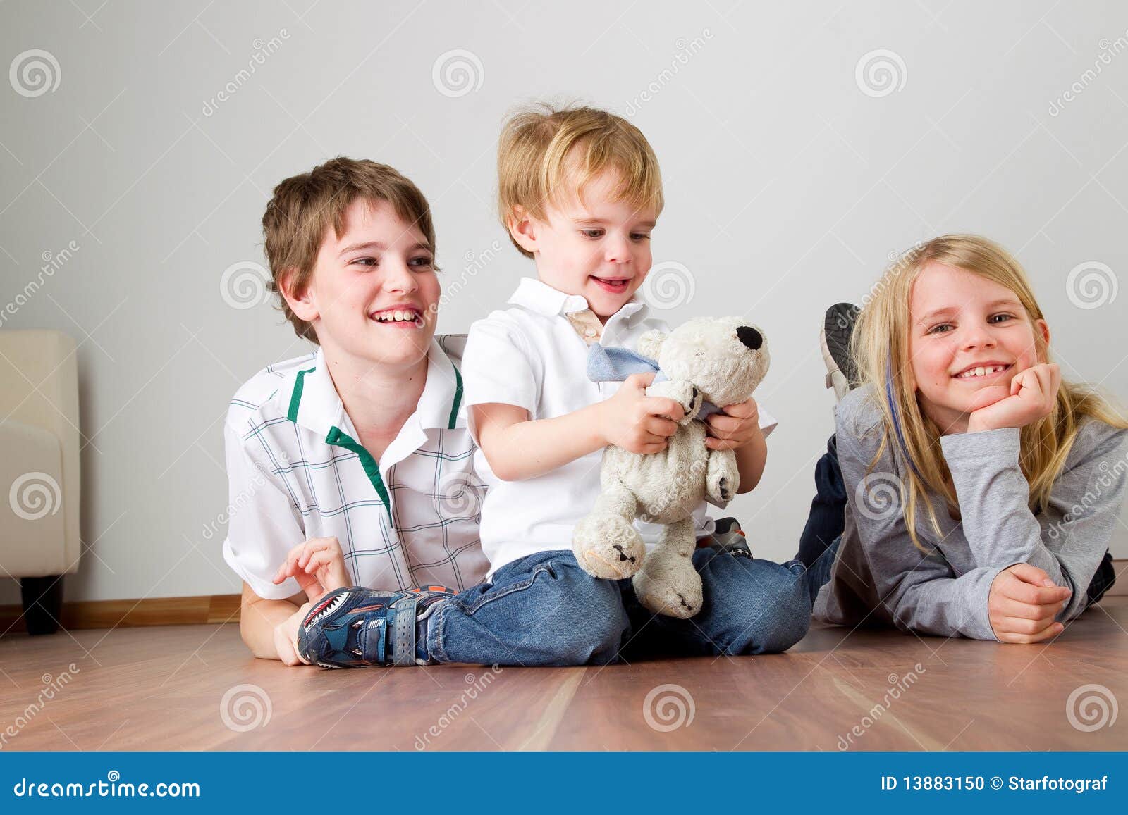 Happy childhood stock photo. Image of stuffed, child - 13883150
