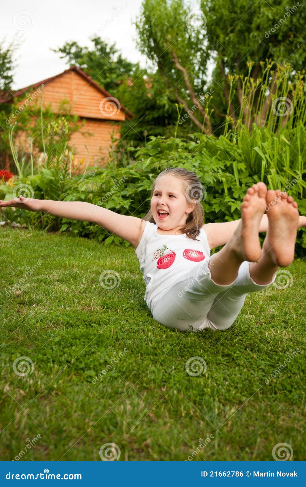 Happy childhood stock photo. Image of person, excercise - 21662786