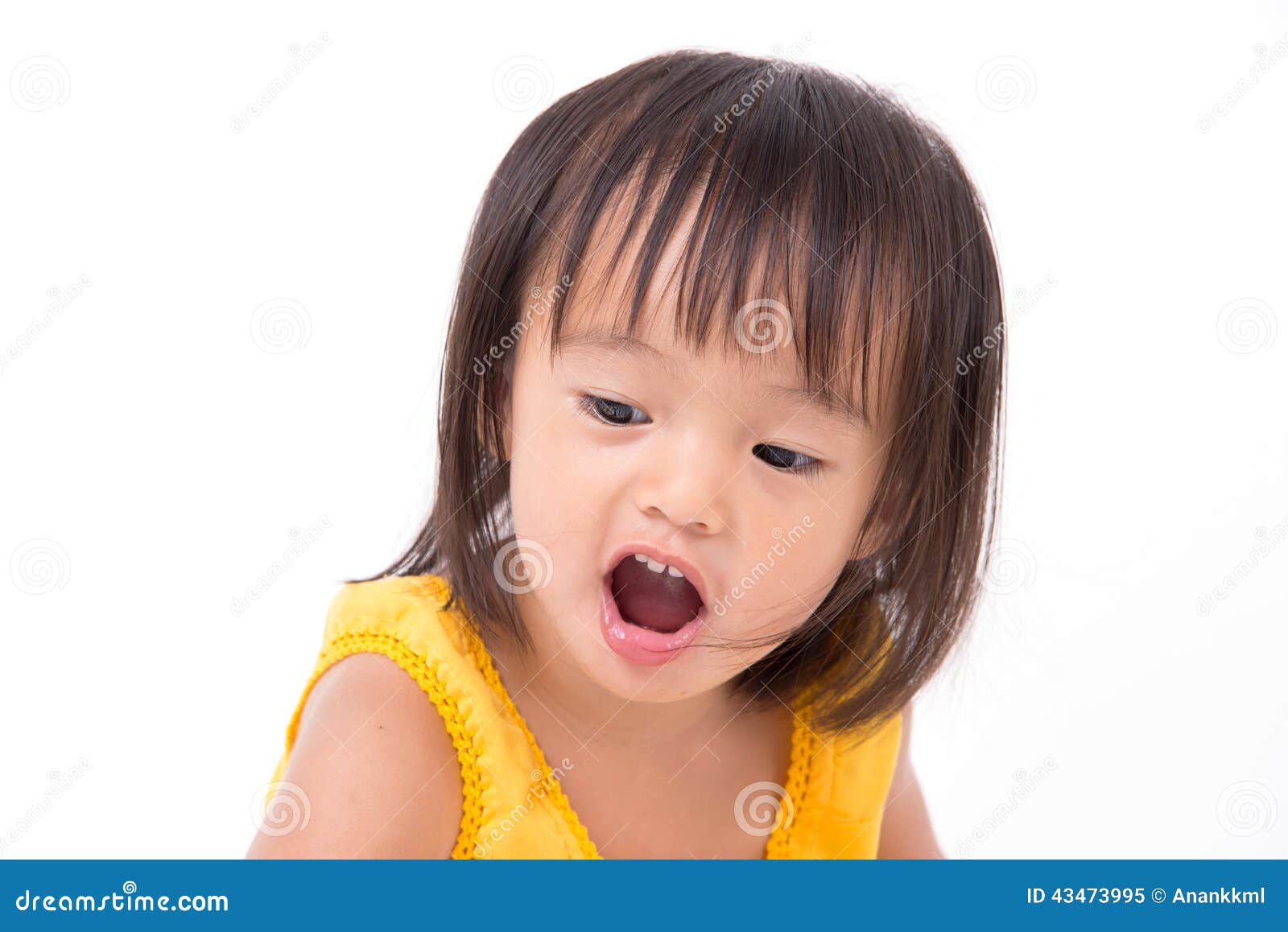 Happy Childhood Isolated on White Background Stock Image - Image of ...