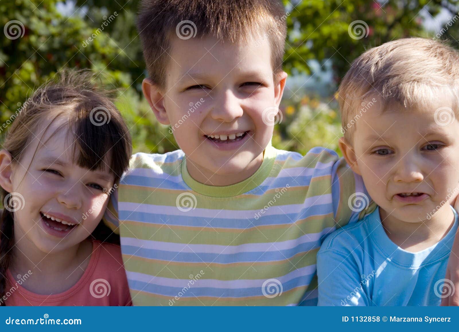 Happy children stock photo. Image of boys, blue, child - 1132858