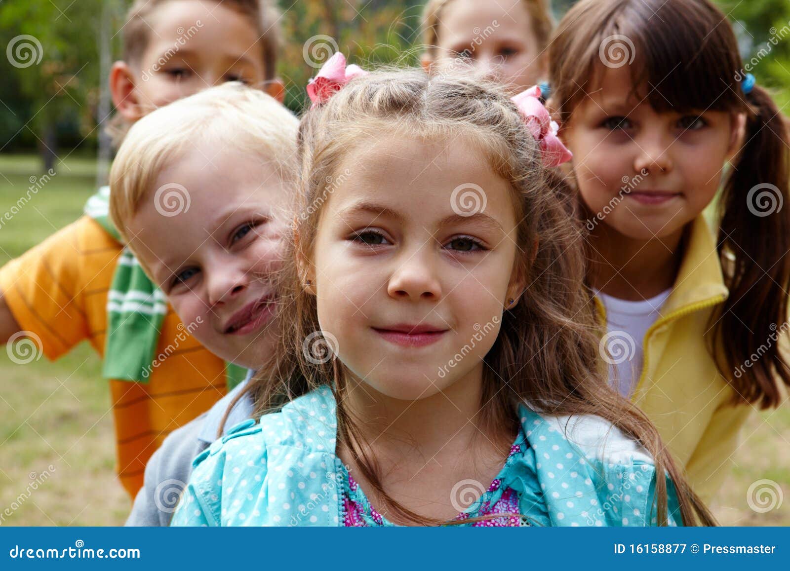 Happy children stock image. Image of children, looking - 16158877