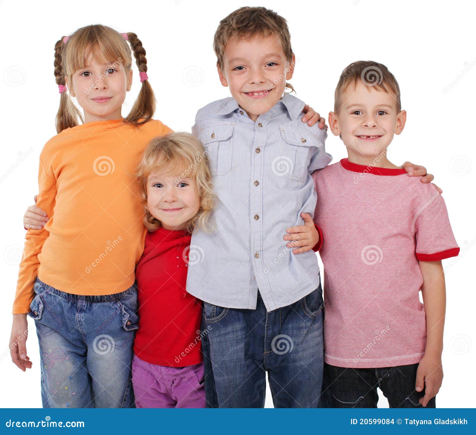 Happy children stock photo. Image of isolated, smiling - 20599084