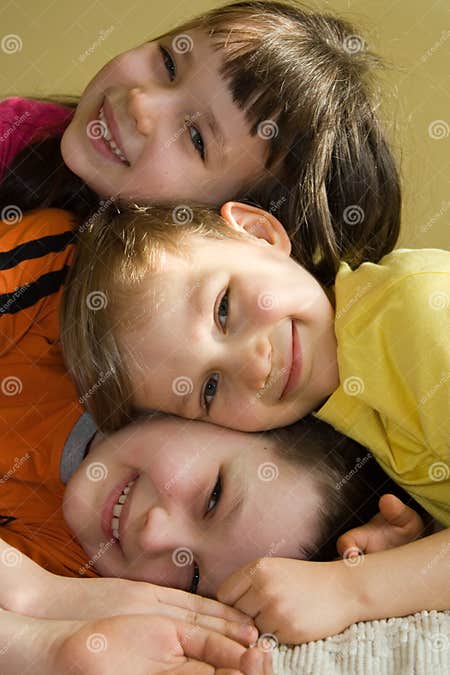 Happy Children stock photo. Image of grin, loving, family - 2063984