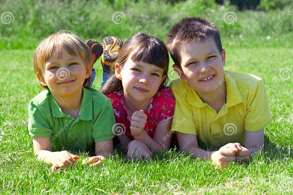 Happy children stock photo. Image of siblings, childhood - 2486906