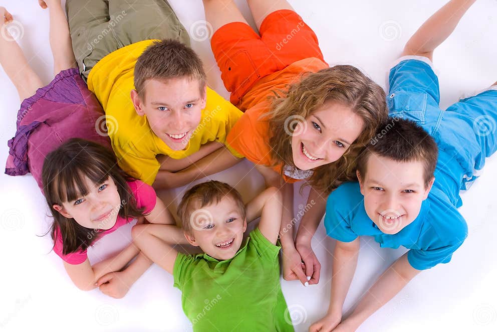 Happy children stock photo. Image of looking, joyful, cheerful - 5328848