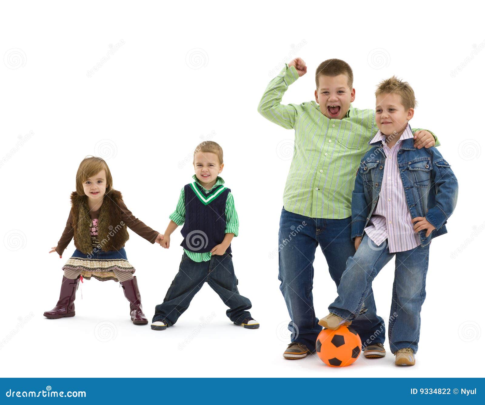 Happy children stock photo. Image of expression, caucasian - 9334822