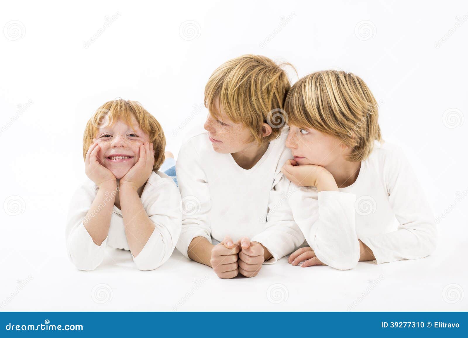 Happy Children on Isolated White Background Stock Photo - Image of game ...