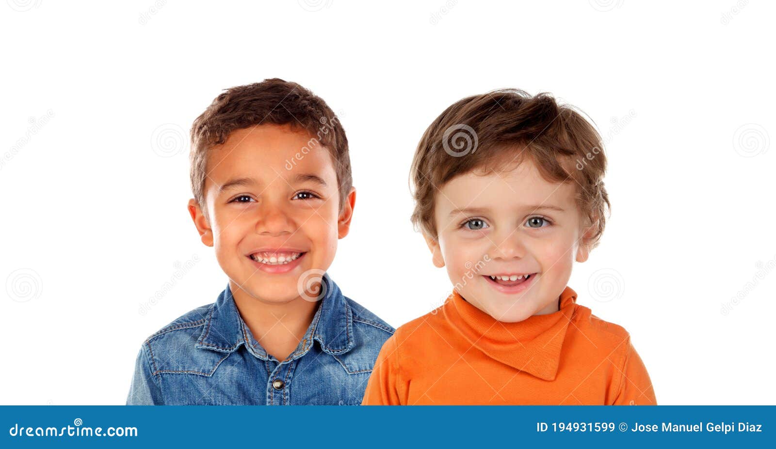 Happy Children Laughing Looking at Camera Stock Image - Image of ...