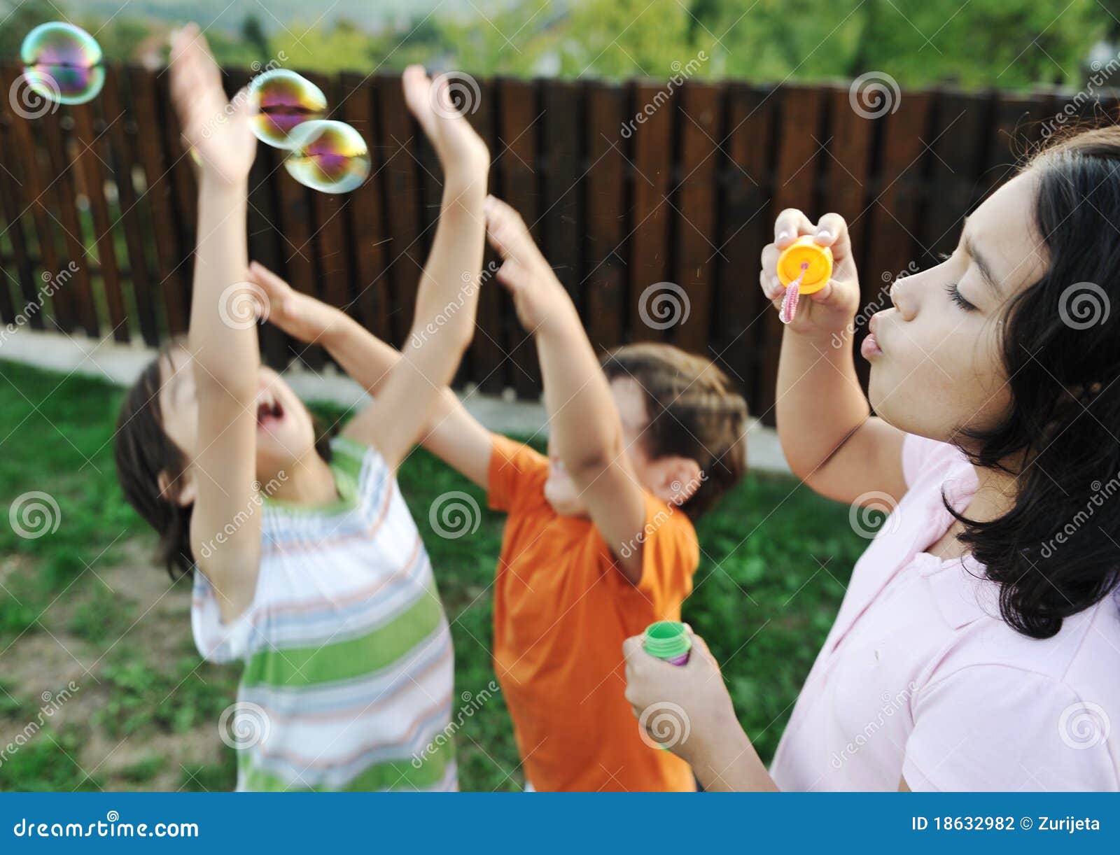 Happy children playing stock photo. Image of childhood - 18632982