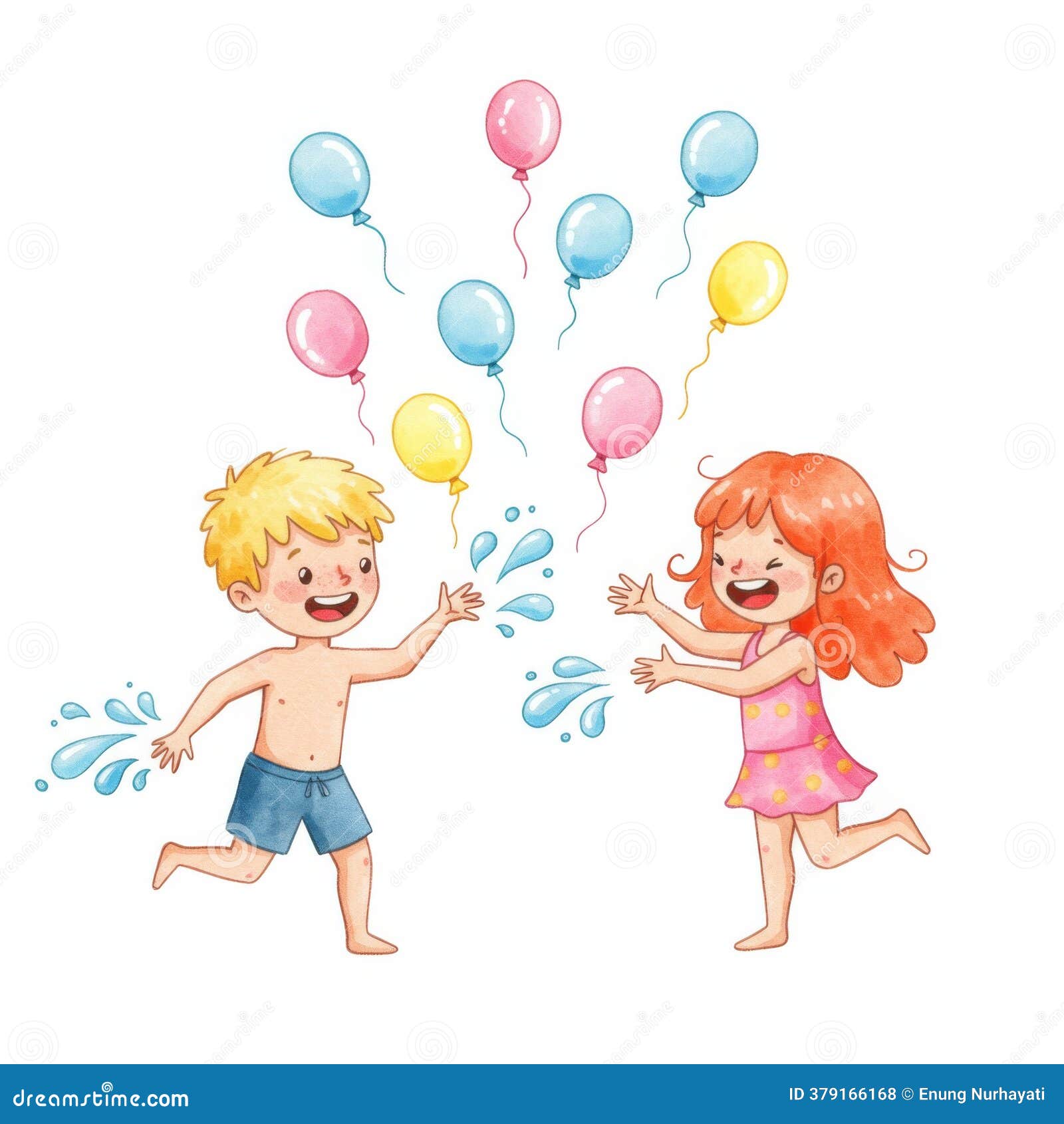 Water Balloons Fly Through The Air And Crash Into Walls And Ceilings ...