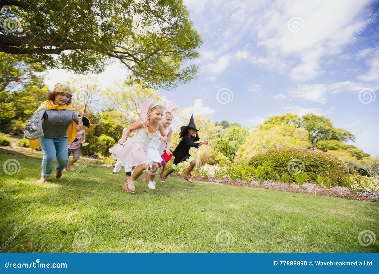 Happy children racing stock photo. Image of adult, female - 77888890