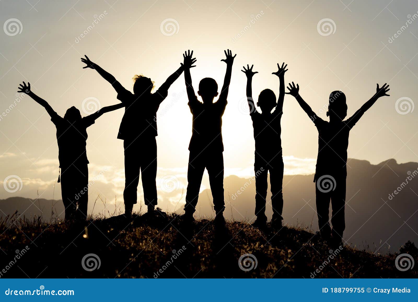 Happy Children, the Successes of Our Future and Tomorrow Stock Image ...