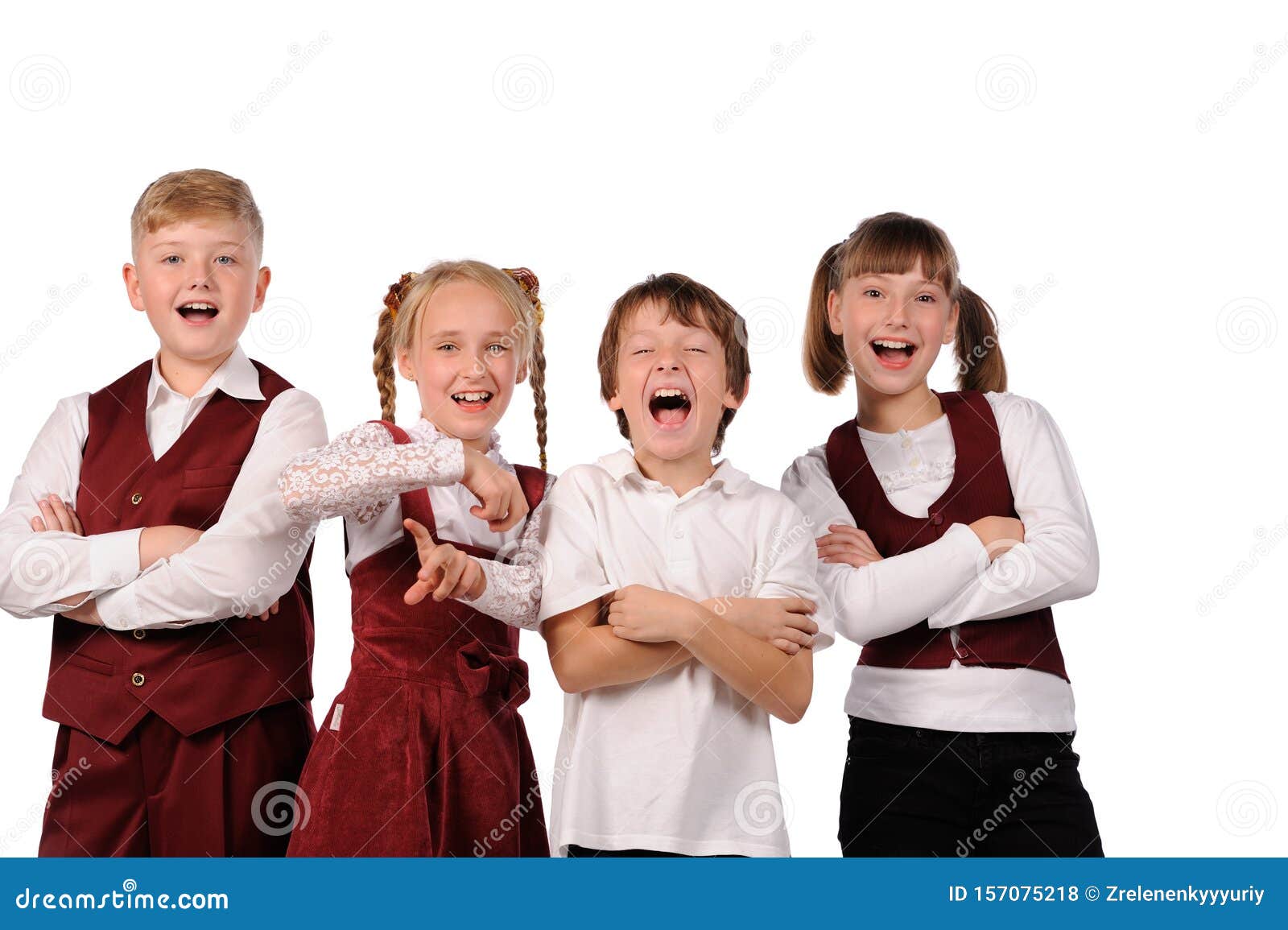 Happy children together stock photo. Image of smiling - 157075218