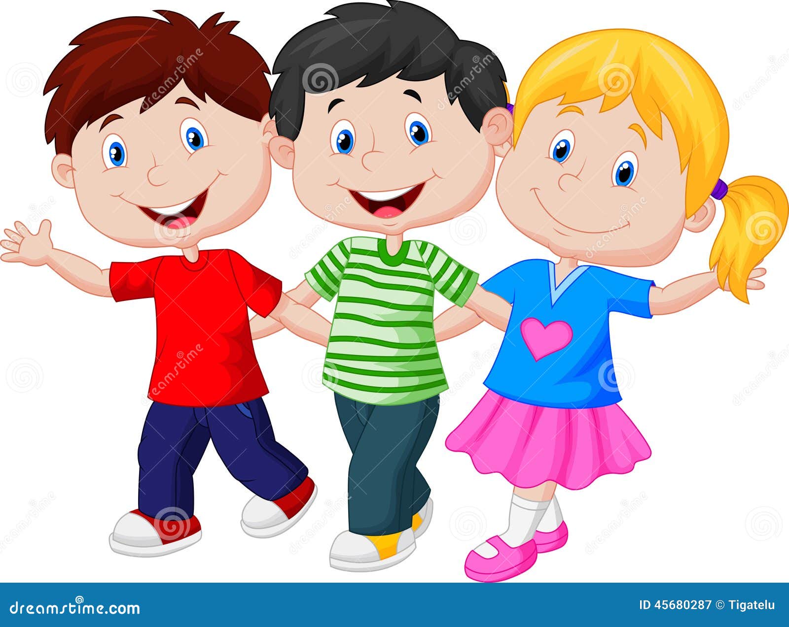 Friends Together Cartoon