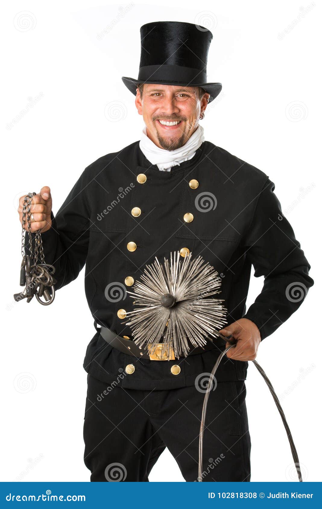 Chimney Sweeper stock photo. Image of black, sweeper - 102818308