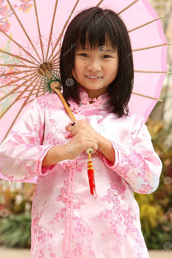 Happy Chinese Child stock photo. Image of innocence, traditional - 7001988
