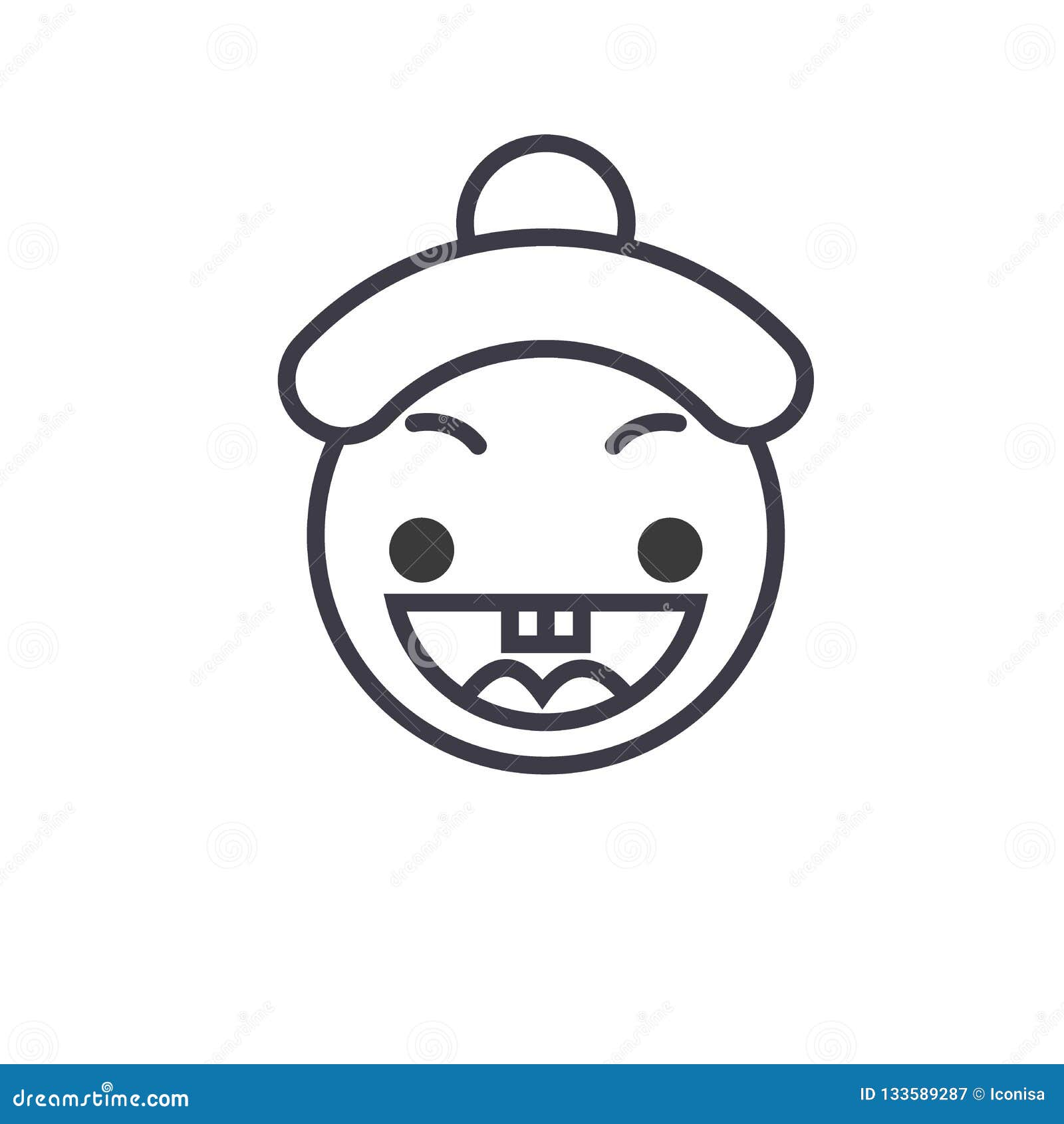 Chinese Emoji Clipart Character. Pleading Chinese Emoji 3d Character In ...