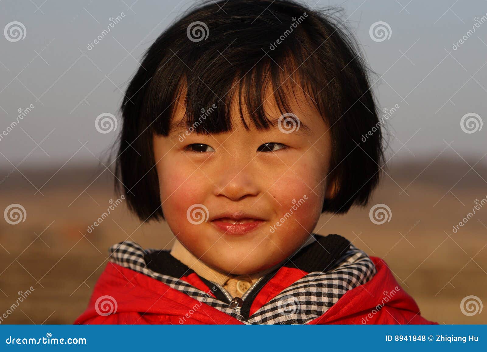 Happy Chinese girl stock photo. Image of children, laughing - 8941848