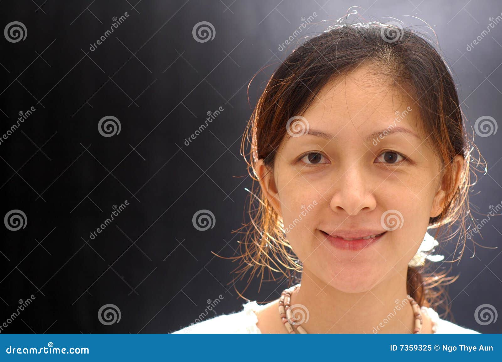Happy Chinese lady stock image. Image of young, pleasure - 7359325