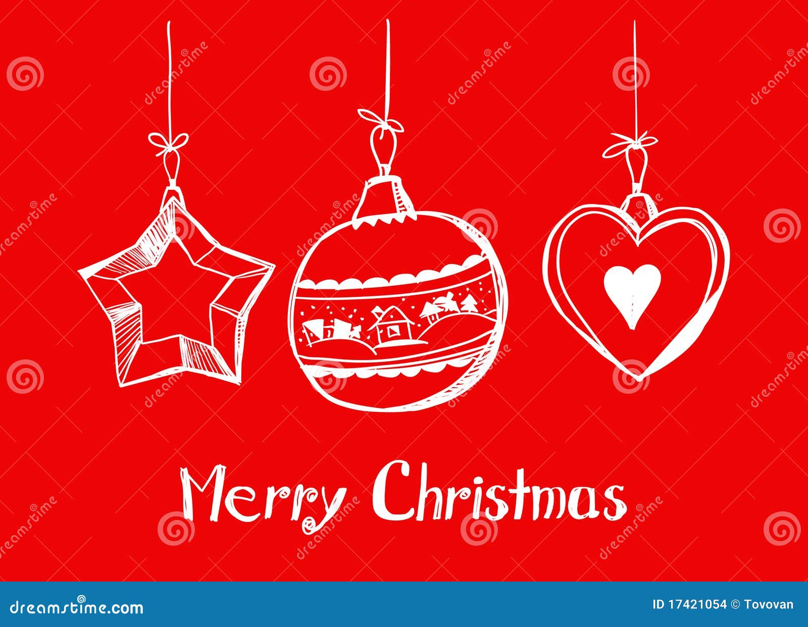 Happy Christmas card stock vector. Illustration of happy - 17421054