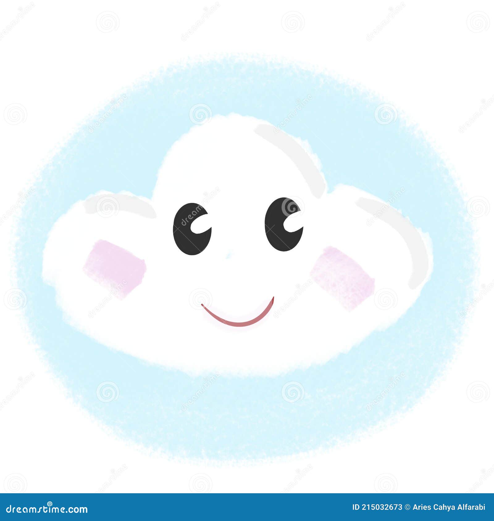 Cloud Smile Logo Design Illustration Cartoon Vector | CartoonDealer.com ...