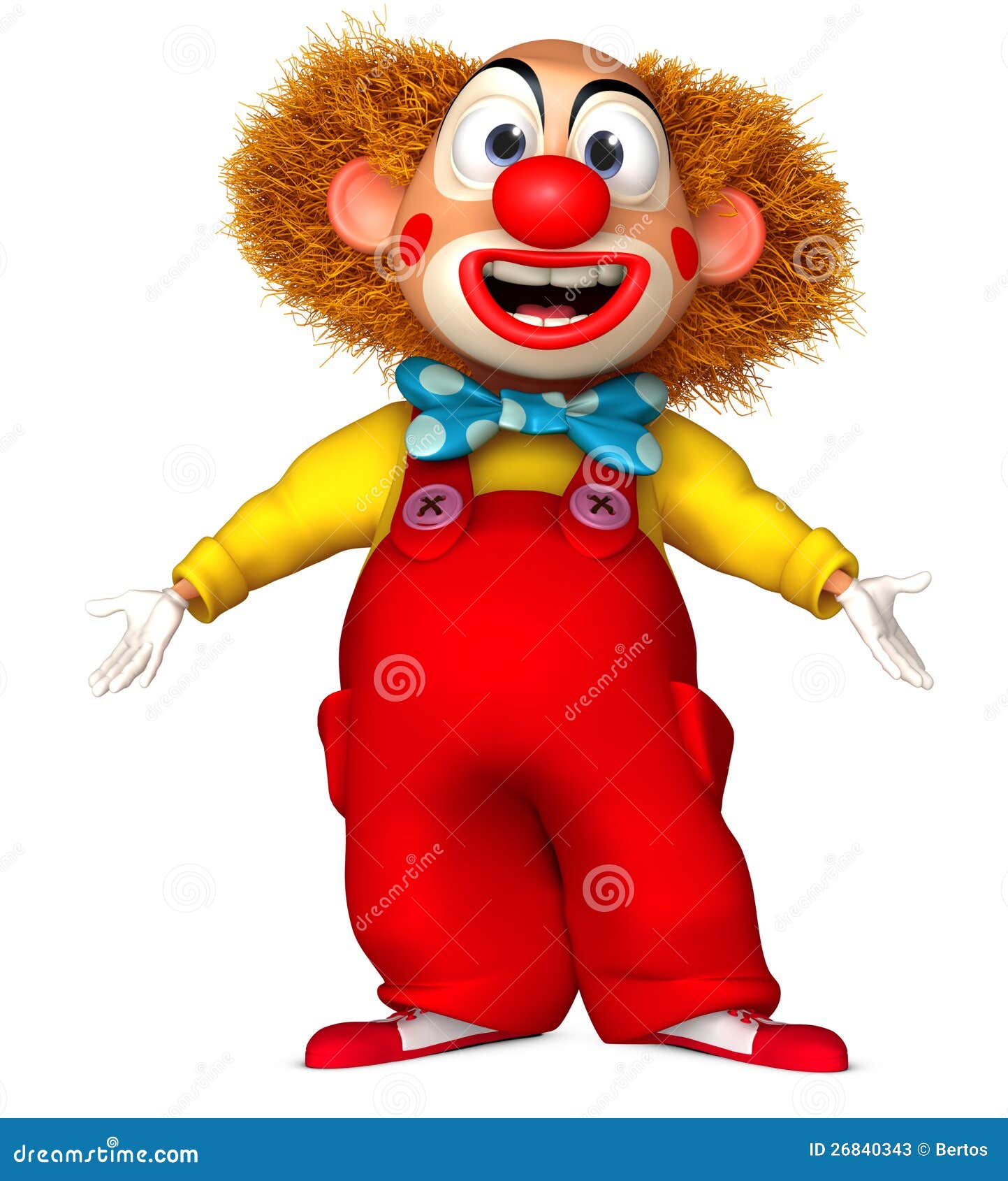 Happy clown stock illustration. Illustration of occupation - 26840343