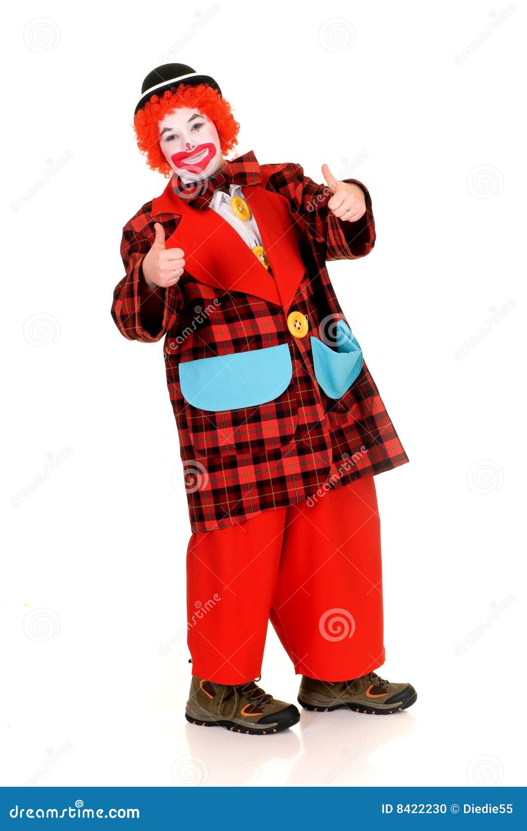 Happy clown stock photo. Image of clown, happy, circus - 8422230