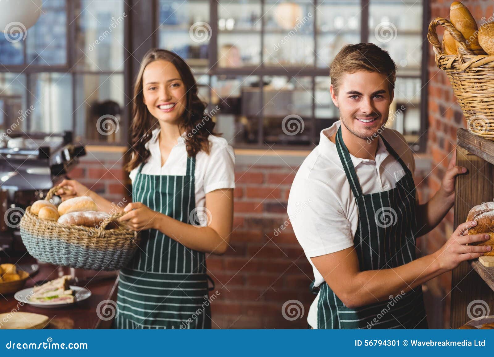 Happy Co-workers Working with a Smile Stock Image - Image of industry ...