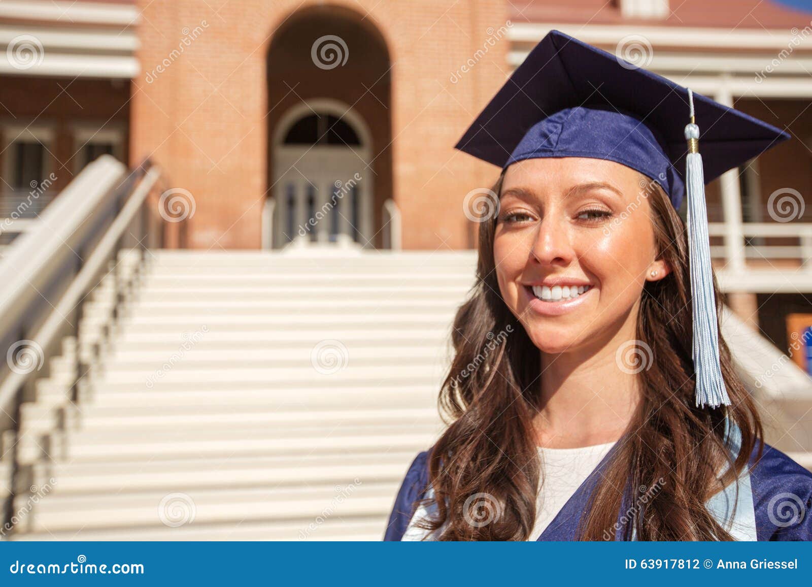 Happy College Graduate stock photo. Image of optimistic - 63917812